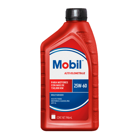 Mobil Alto Kilometraje 25W-60 - 1L - Sitio Lubtrac